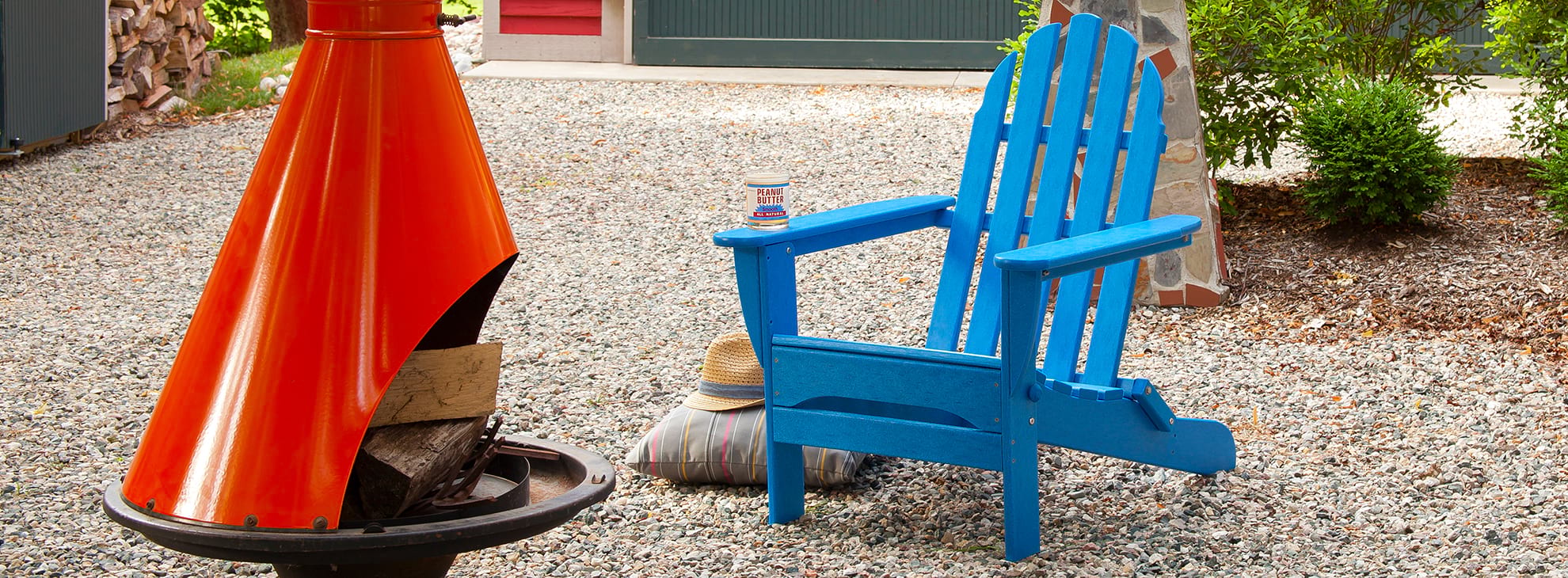 Blue Adirondack Chairs